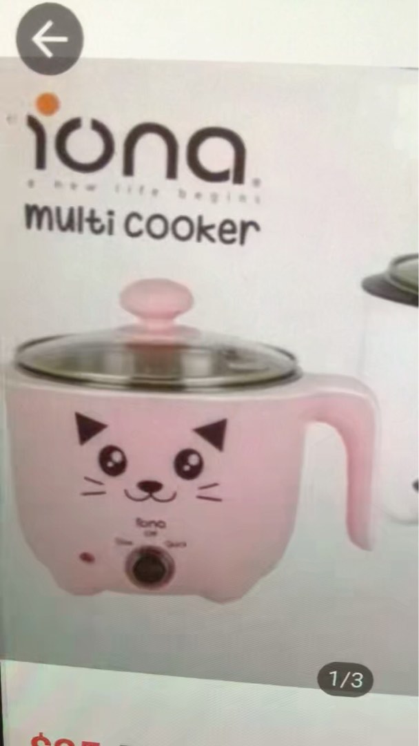 Iona Multi Cooker - Pink Cat Design, Babies & Kids, Nursing & Feeding, Breastfeeding & Bottle ...