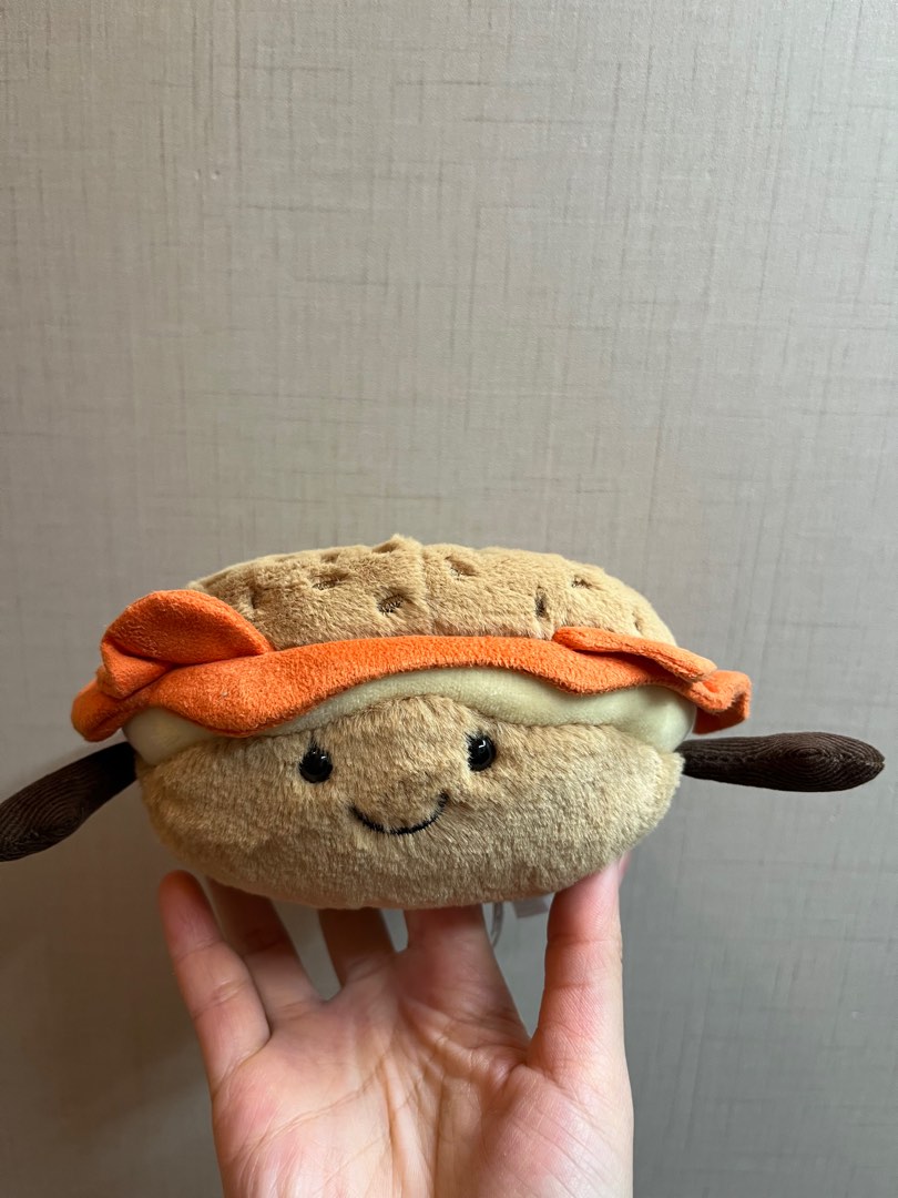 Jellycat Amuseables Bagel, Hobbies & Toys, Toys & Games on Carousell