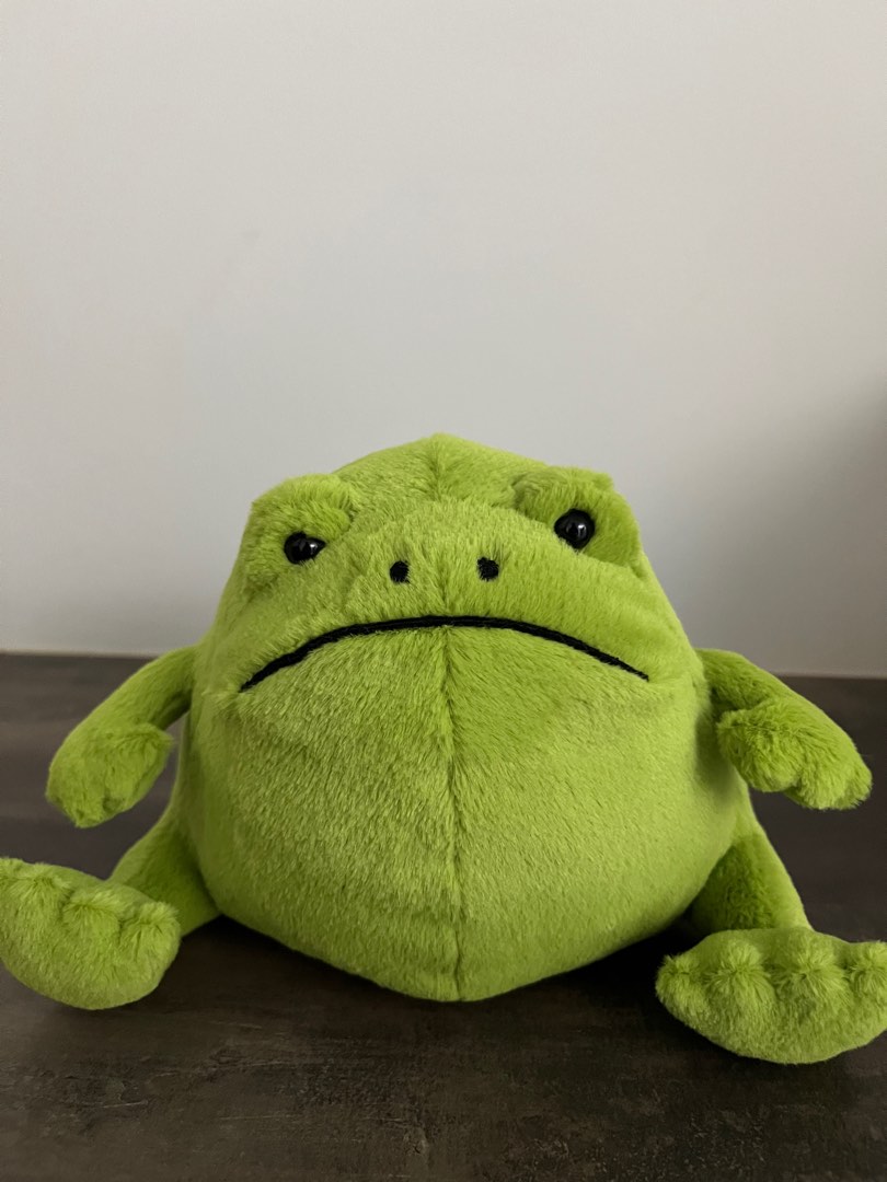 Jellycat Medium Ricky Frog, Hobbies & Toys, Toys & Games on Carousell