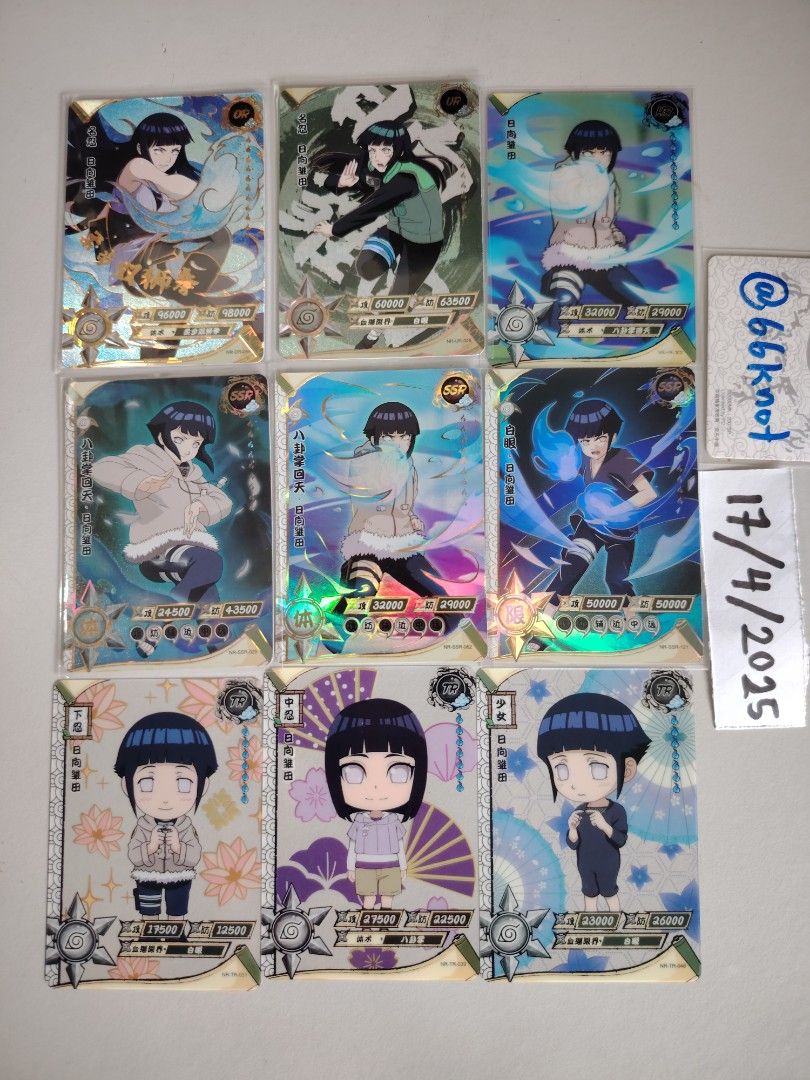 KaYou CCG - Hyuga Hinata, Hobbies & Toys, Toys & Games on Carousell