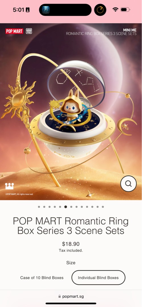 Labubu ring box, Hobbies & Toys, Toys & Games on Carousell