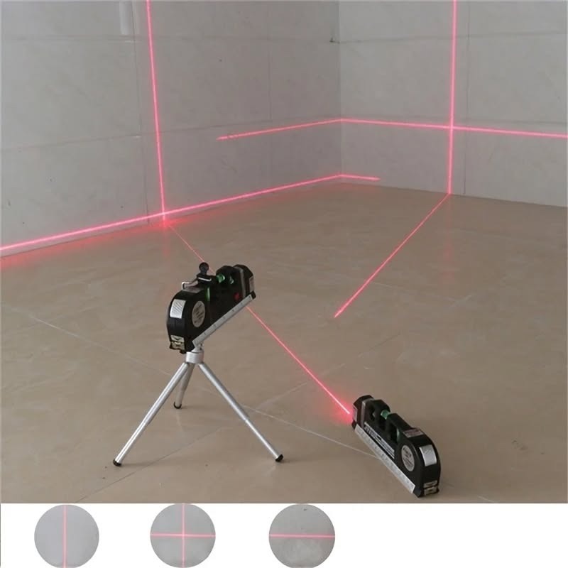 Laser Level Line Tool Multipurpose Laser Level Kit With Metal Tripod ...