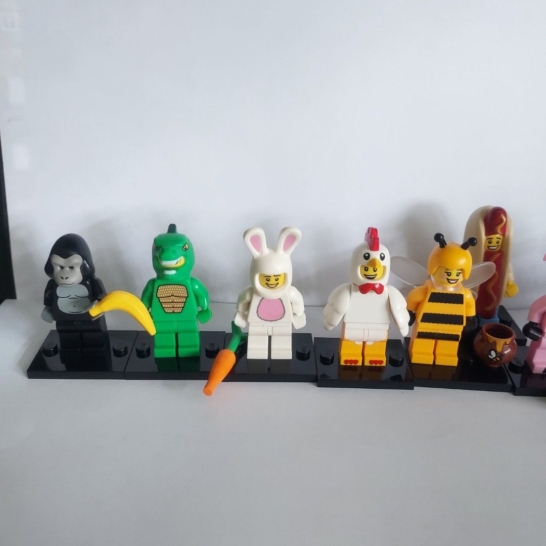 Lego animal mascot Suit minifigures series bundle of 9, Hobbies & Toys ...