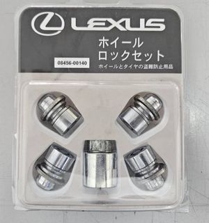 Genuine Toyota Parts LEXUS Lock Nut SILVER WHEEL NUT 08456-00140, Auto ...