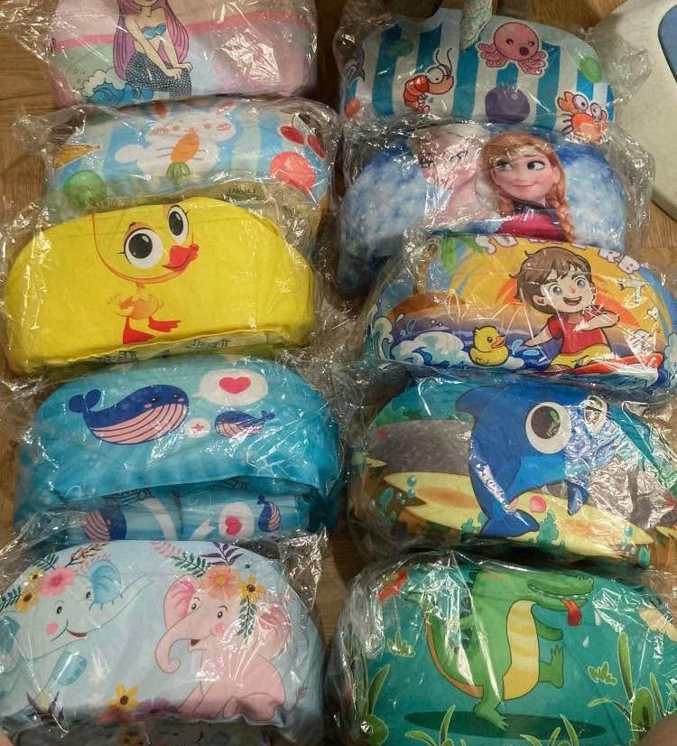 Life vest for Kids Inflatable Life jacket Swimsuit Salbabida floater ...