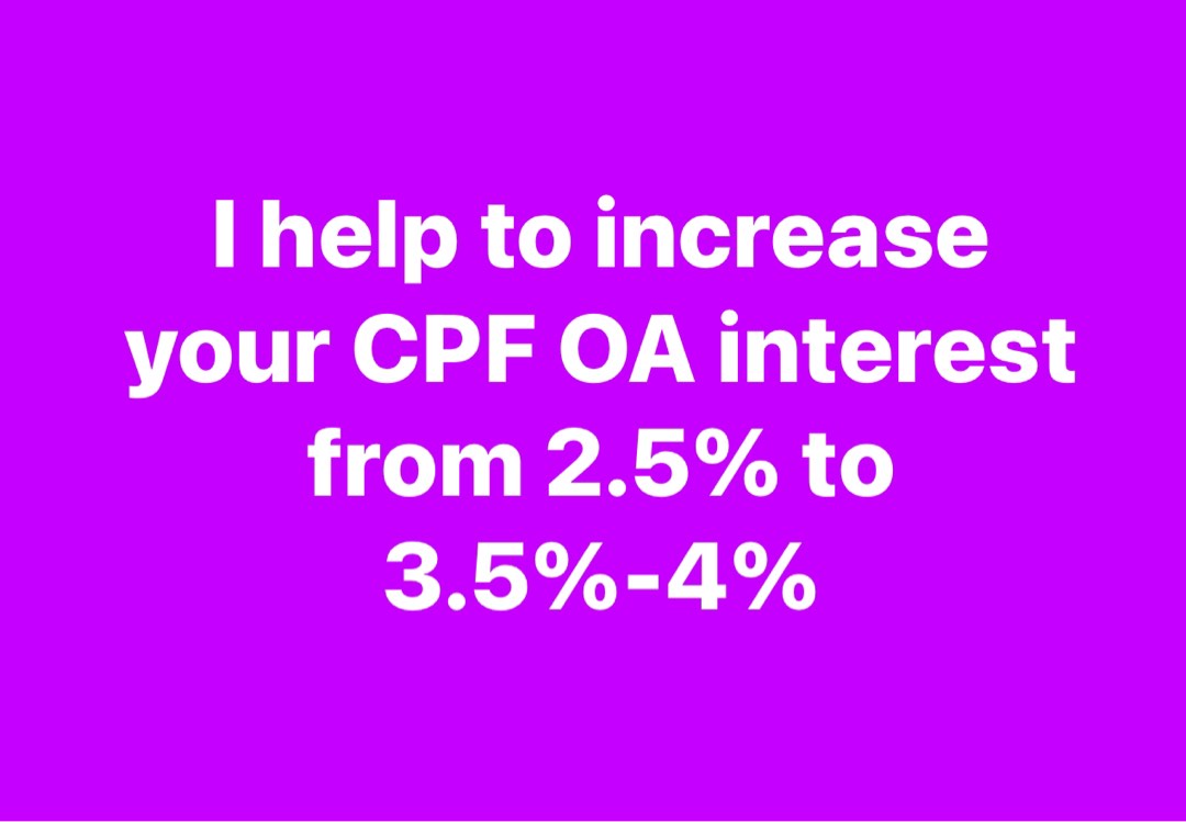 Like FREE Interest Upgrade for Your CPF OA, Lifestyle Services, Others on Carousell