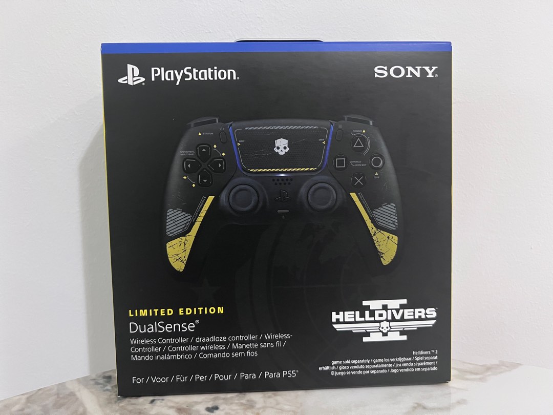 Limited Edition Dualsense Helldivers PS5, Video Gaming, Gaming ...