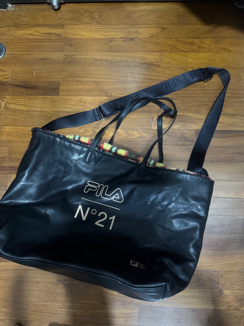Limited edition Fila N21 collaboration tote bag, Women's Fashion, Bags ...
