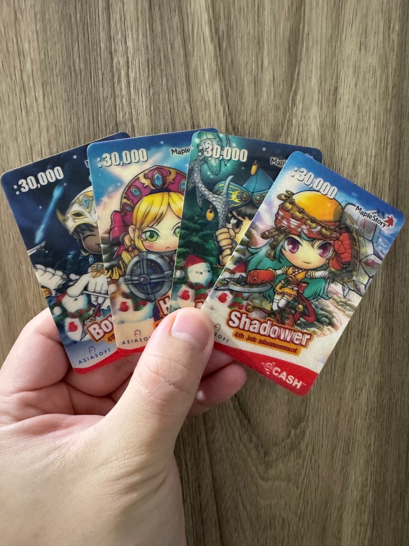 Maplestory collectible card, Hobbies & Toys, Toys & Games on Carousell