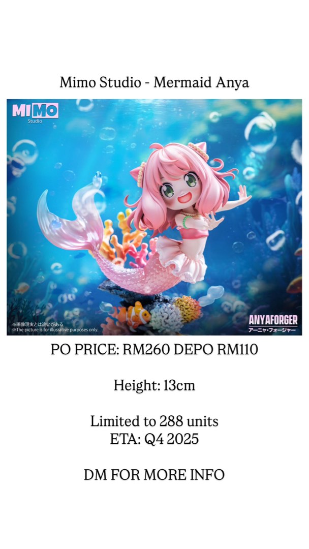 Mimo Studio - Mermaid Anya, Hobbies & Toys, Toys & Games on Carousell