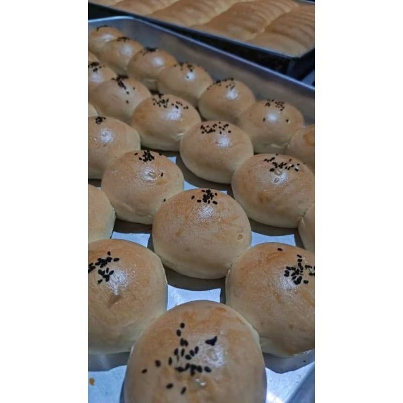 Mini Burger Chicken patty majlis kenduri hari raya hari jadi, Food ...