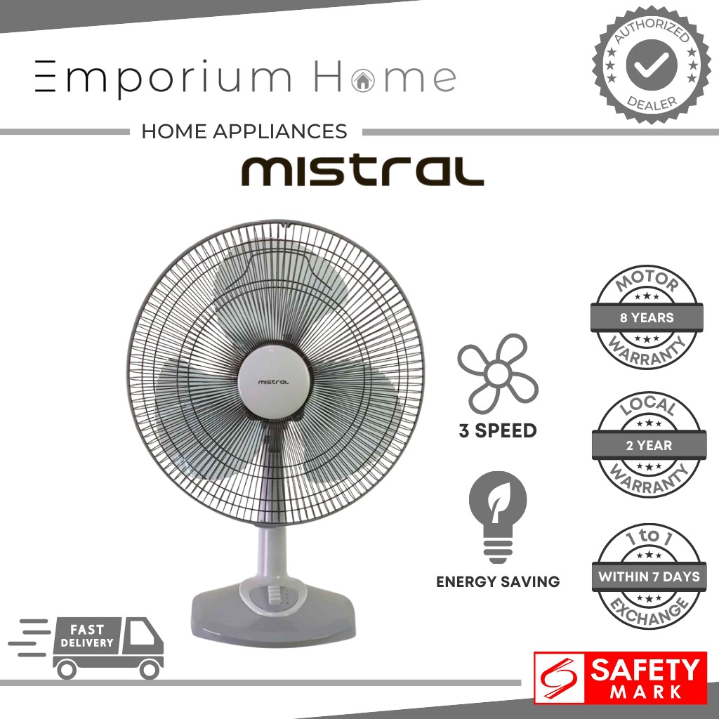 Mistral Table Fan 16" MTF1617SE, Furniture & Home Living, Lighting ...