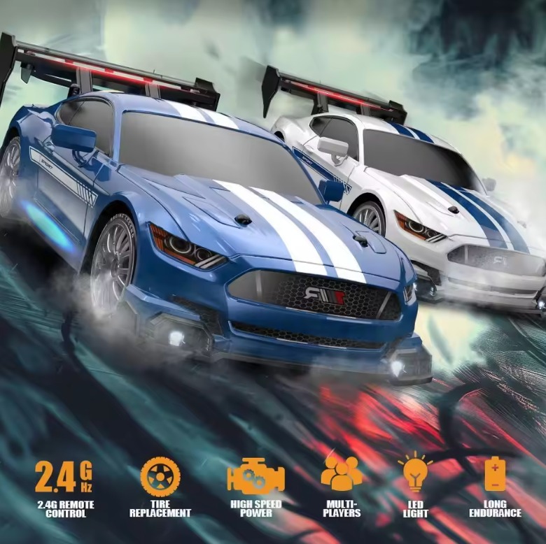 Model Drift Remote Control Car - GTR Mustang, Hobbies & Toys, Toys ...