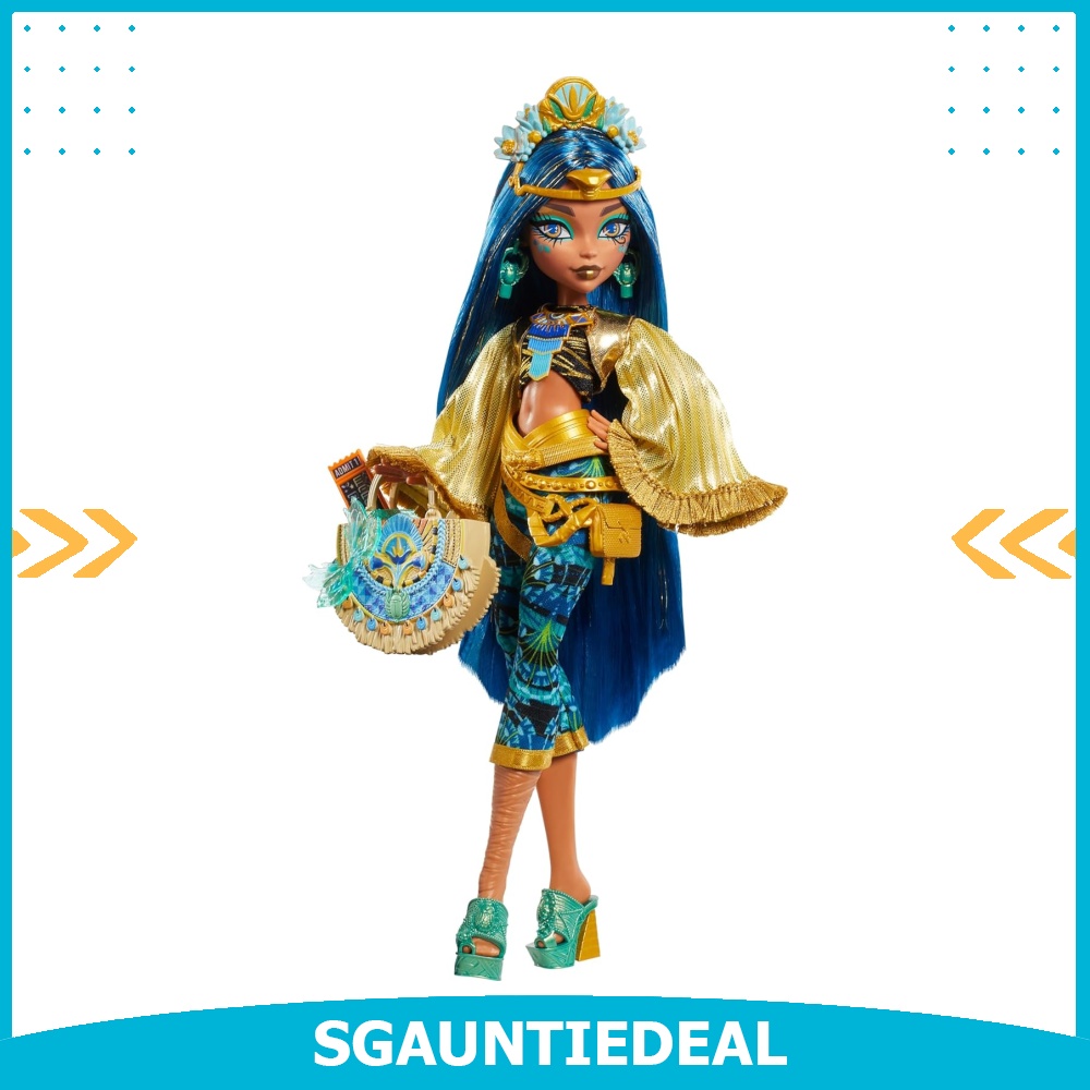 Monster High Monster Fest Doll, Cleo De Nile with Glam Outfit ...