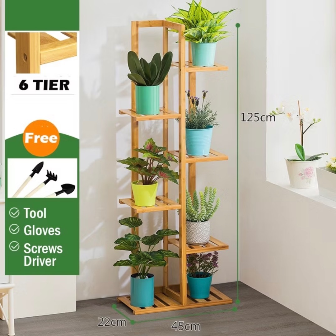 Multilayered Plant Rack Stand | Plant Pot Rack With Narrow Frame ...