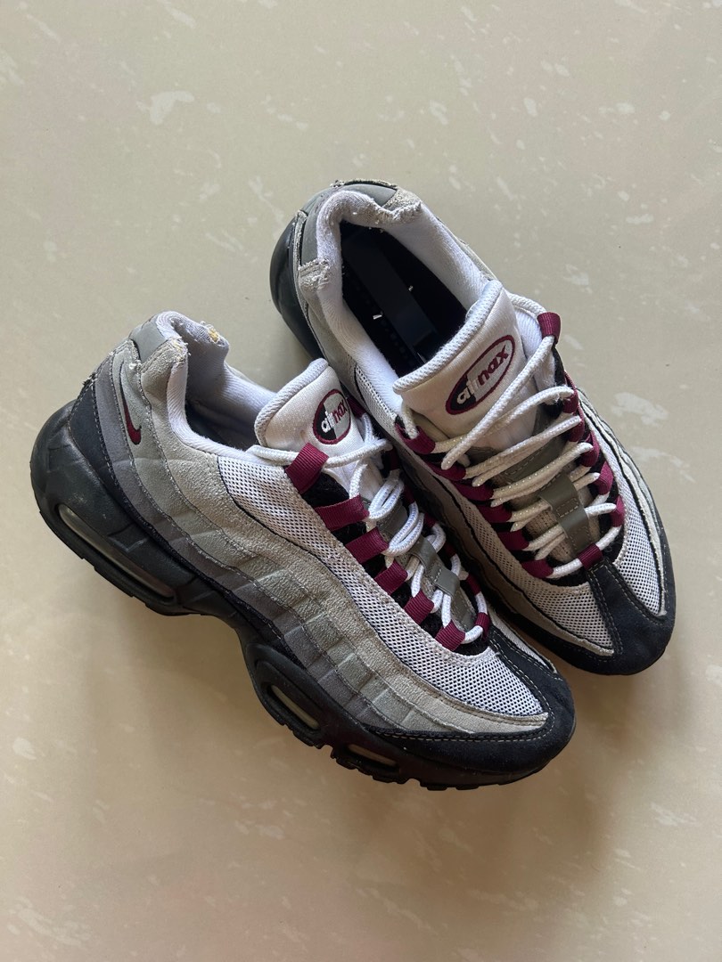 Nike Airmax 95 Beetroot, Men's Fashion, Footwear, Sneakers on Carousell