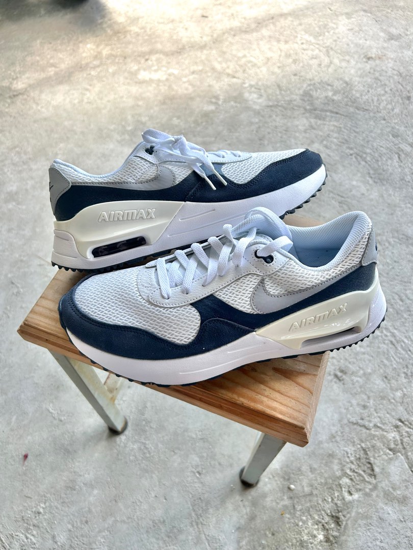 Nike Airmax System Blue, Men's Fashion, Footwear, Sneakers on Carousell