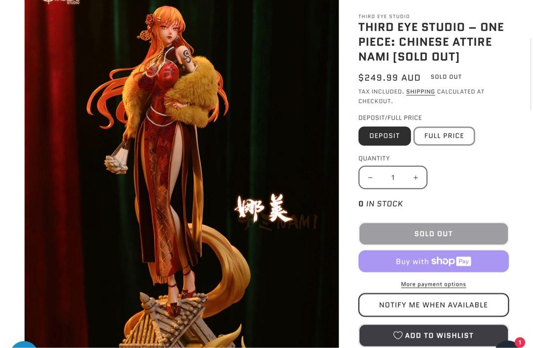 One Piece - Third Eye Studio - Nami ( Chinese Attire ), Hobbies & Toys ...