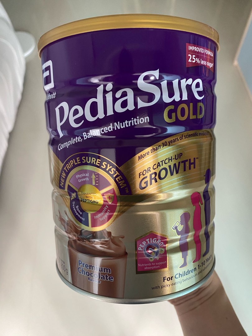Pediasure gold chocolate flavour, Babies & Kids, Nursing & Feeding ...