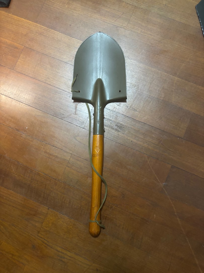PLA 1965 army engineer shovel steel vintage surplus outdoor field self ...