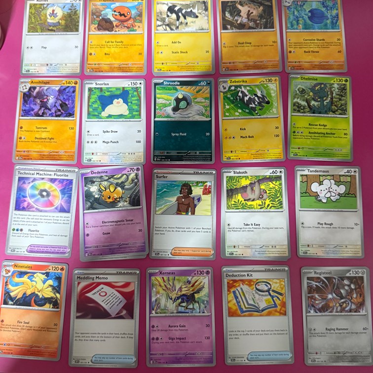 Pokemon Surging Sparks Card ( Rufflet | Trapinch | Blitzle | Mankey ...