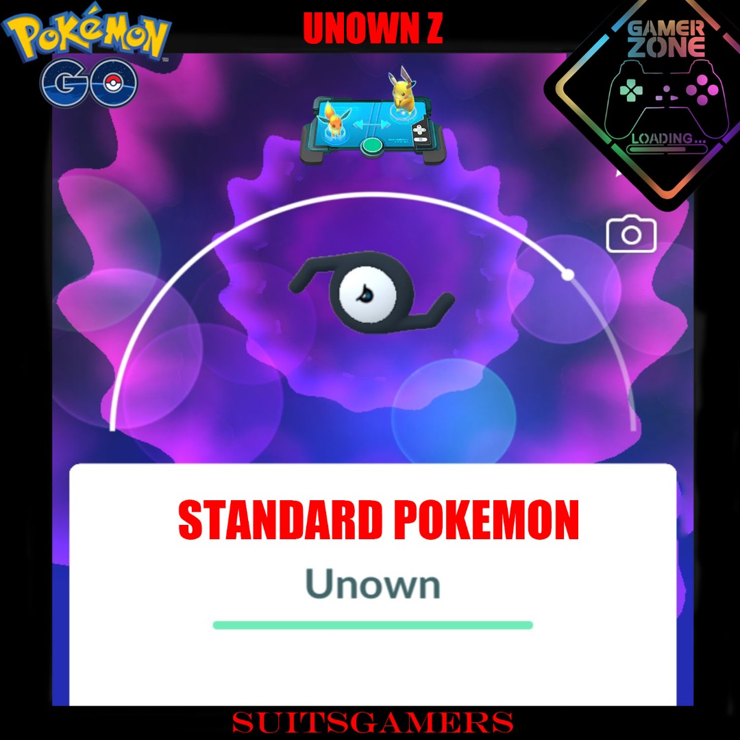 Pokemon GO - Unown Z ****STANDARD POKEMON****, Video Gaming, Video ...