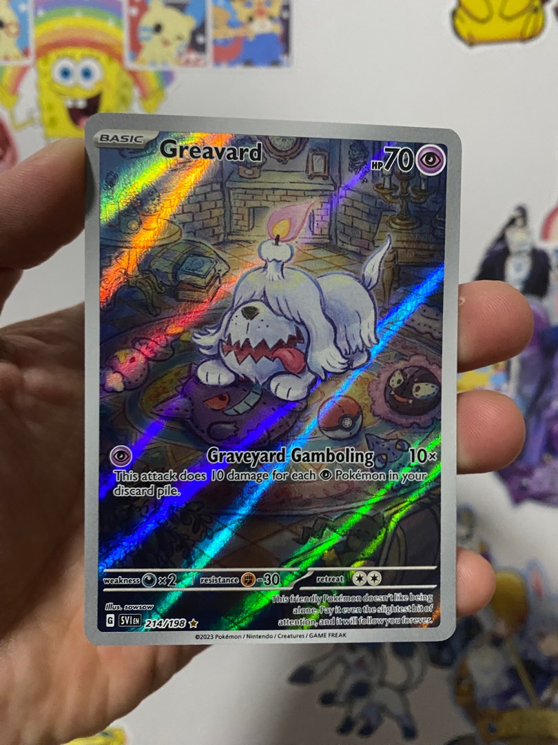 Pokemon Greavard AR, Hobbies & Toys, Toys & Games on Carousell