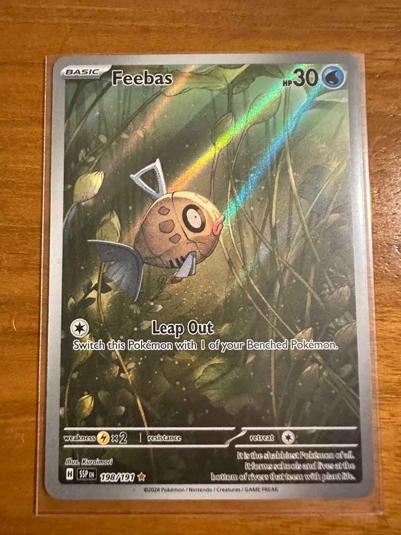 Pokemon TCG - Feebas Illustration Rare, Hobbies & Toys, Toys & Games on ...