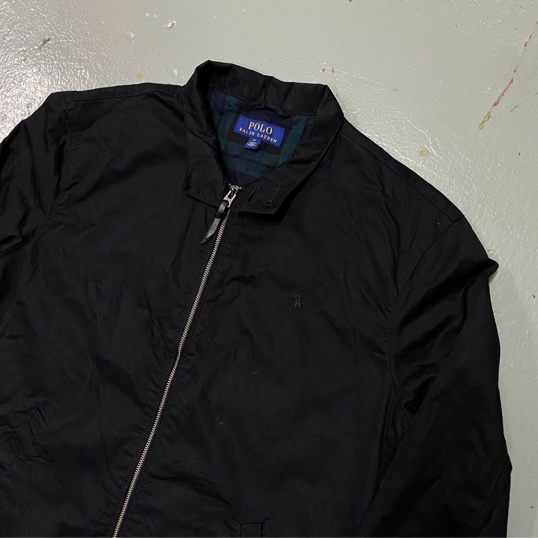 Polo Ralph Lauren Harrington Jacket Vintage Half Zipper Double RL, Men ...