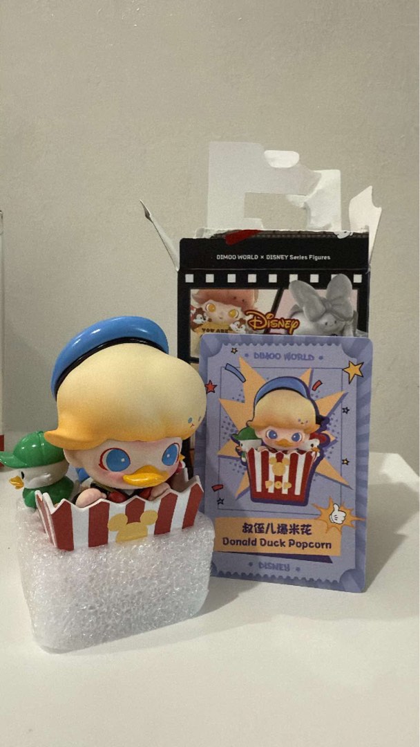 POPMART Dimoo X Disney Opened Blindbox Donald Duck Popcorn, Hobbies ...