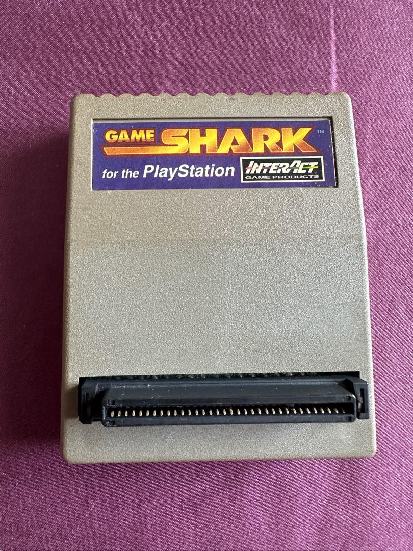 Ps1 GameShark adapter by Interact for playstation 1 fat console, Video ...