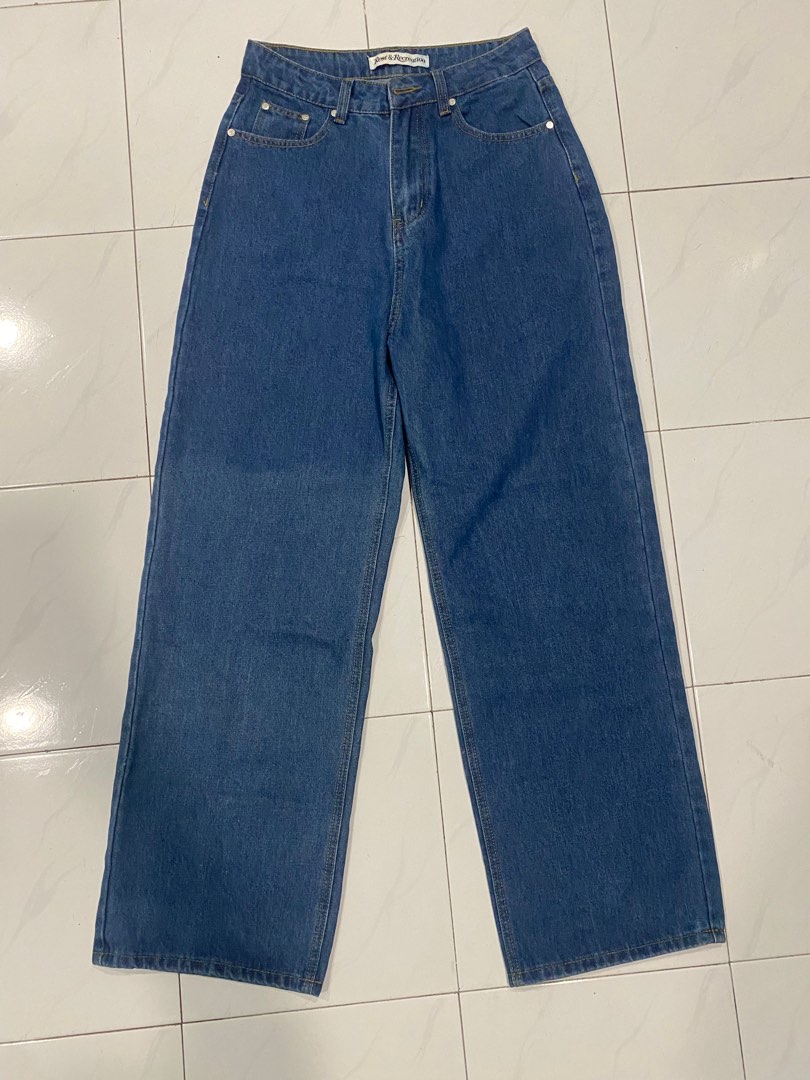 Rest&Recreation Baggy Denim Jeans, Men's Fashion, Bottoms, Jeans on ...