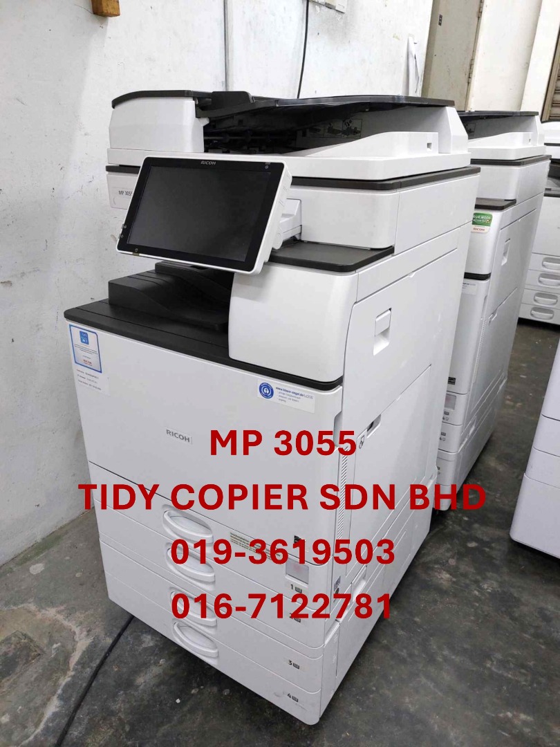 Ricoh MP 3055 Black & White LaserJet Printer | Great Value | High Speed, Computers & Tech ...