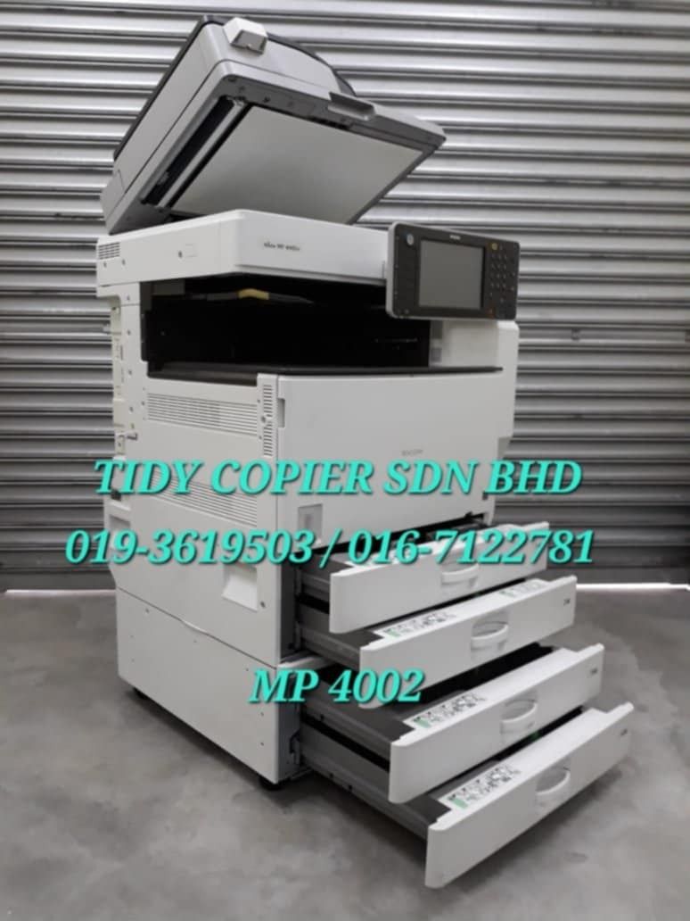 Ricoh MP 4002 Black & White LaserJet Printer | Great Value | High Speed, Computers & Tech ...