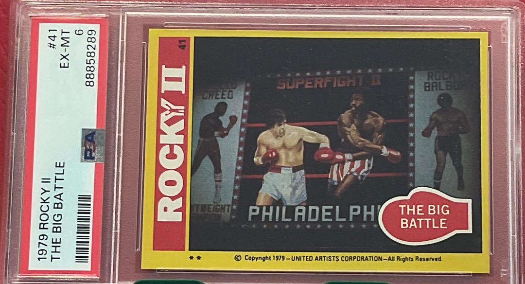 ROCKY II 1979 Rocky The Big Battle #41 PSA 6, Hobbies & Toys ...