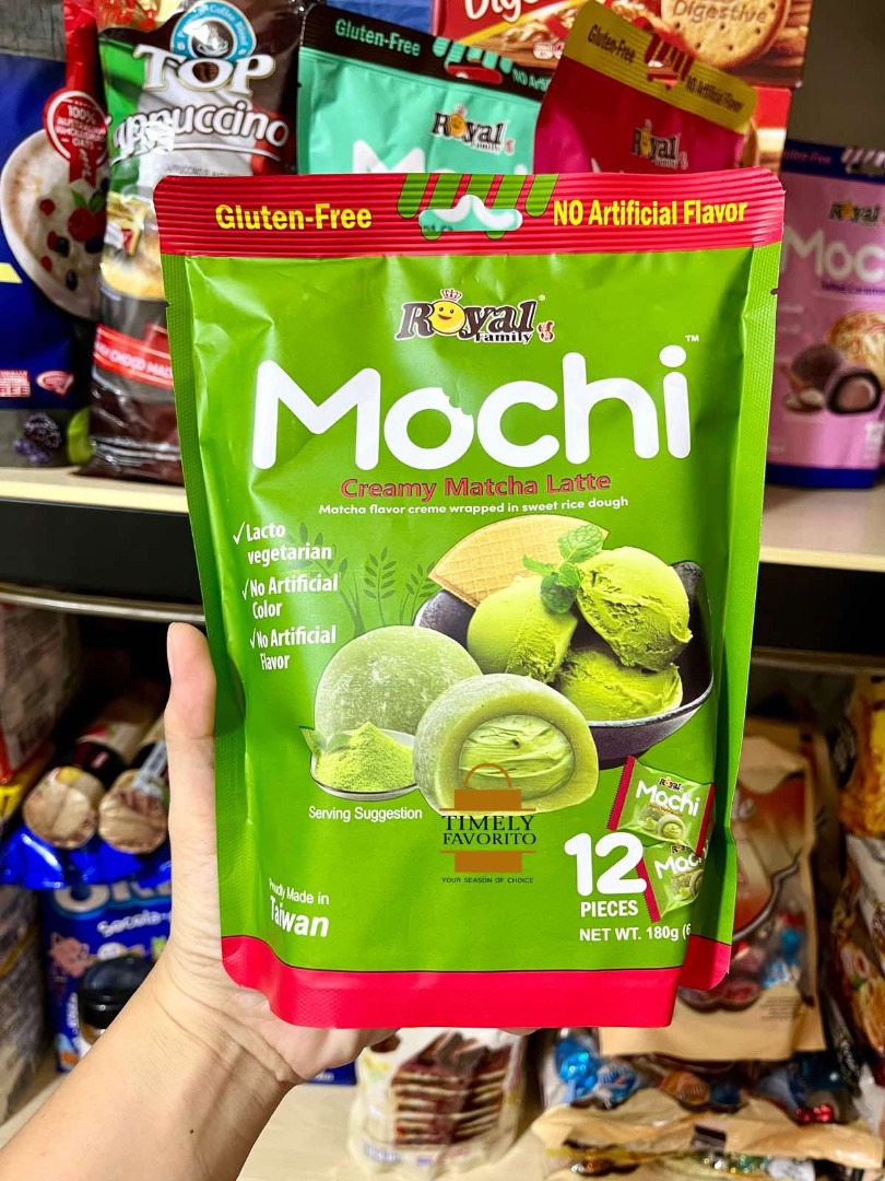 Royal Family Mochi Creamy Matcha Latte Flavor 180g, Food & Drinks ...