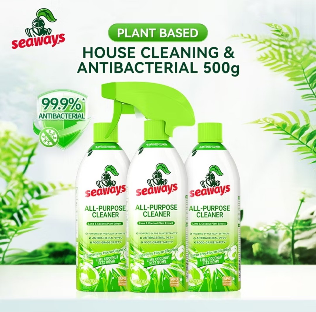 Seaways Multi-purpose Cleaning Spray (500g x 3), Beauty & Personal Care ...