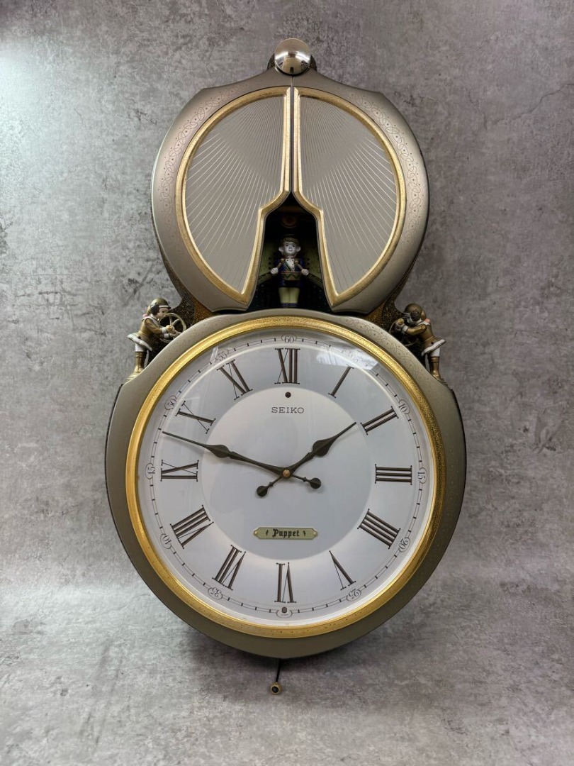 SEIKO Puppet Clock RE515B Wall Clock, Furniture & Home Living, Home ...