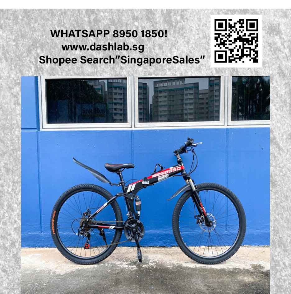 Shimano gear 21 speed 26" Wheel Begasso Foldable mountain bike bag 24" children lady 27.5 mesh ...