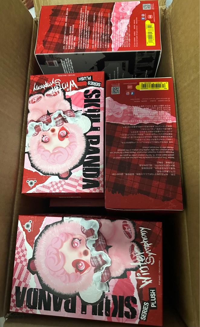 SkullPanda Winter Symphony Plush Song Of Snow Rhapsody, Hobbies & Toys ...