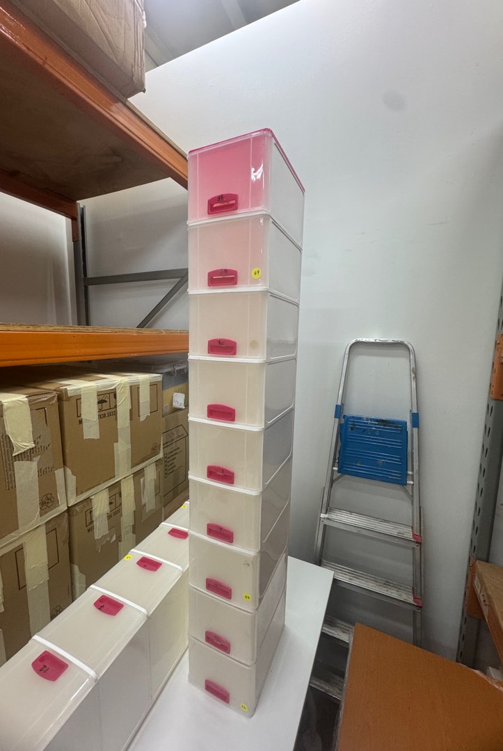 Small plastic tier drawers, Furniture & Home Living, Furniture, Other ...