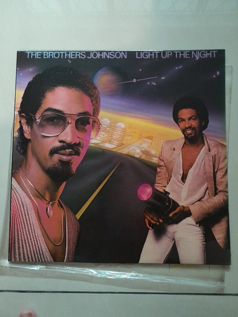 The Brothers Johnson " Light up the night vinyl record, Hobbies & Toys ...