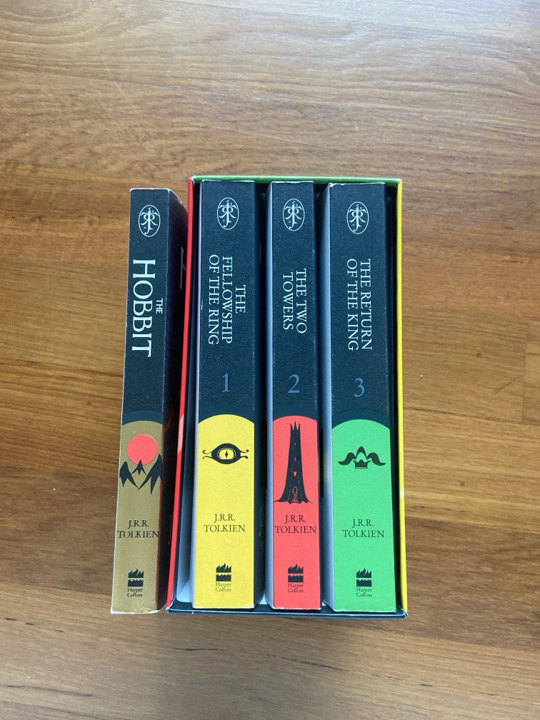 The Hobbit + 3 book series, Hobbies & Toys, Books & Magazines, Fiction ...
