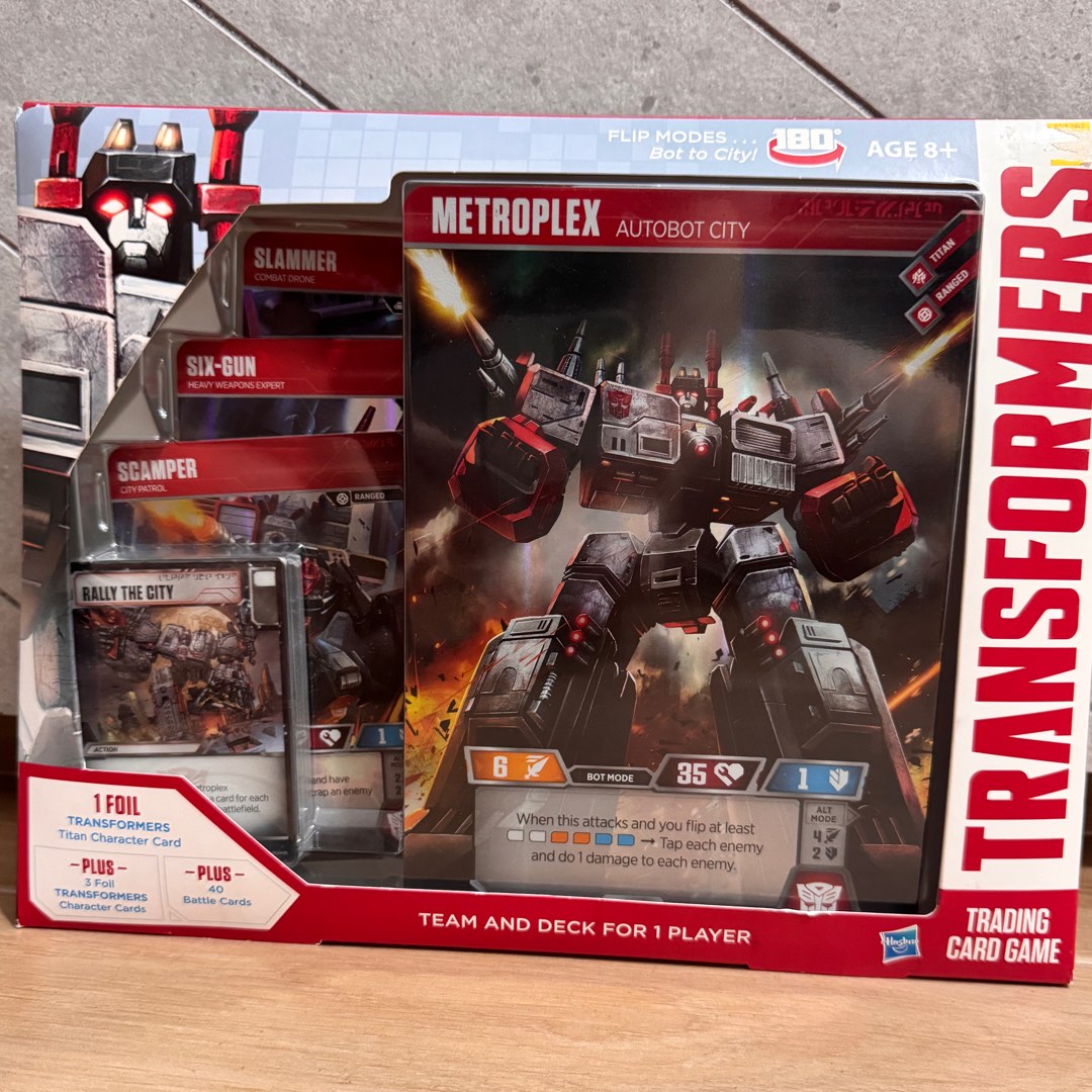 Transformer TCG: Metroplex Deck, Hobbies & Toys, Toys & Games on Carousell