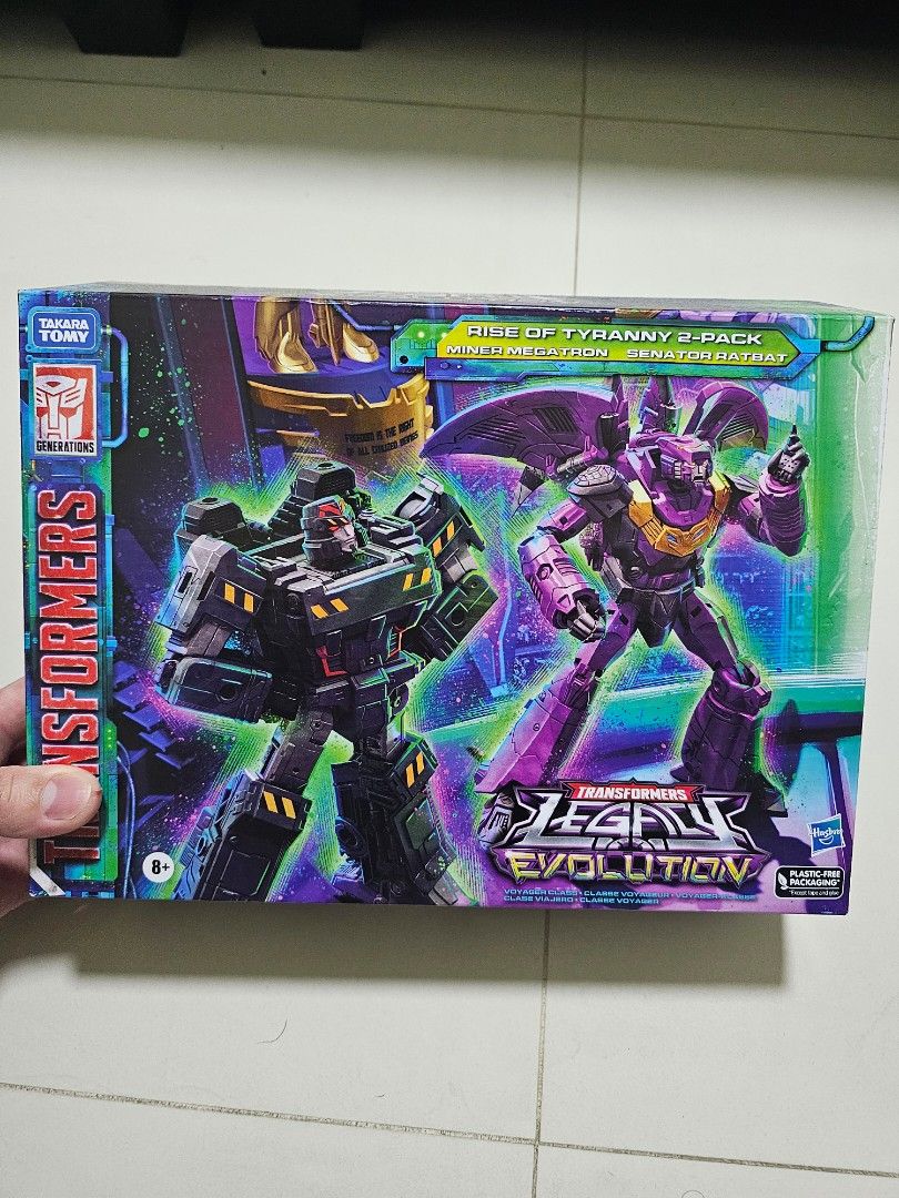 Transformers Legacy Evolution Rise of tyranny 2-pack Minor Megatron ...