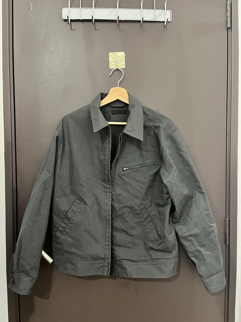 Uniqlo Zip up Blouson, Men's Fashion, Coats, Jackets and Outerwear on ...