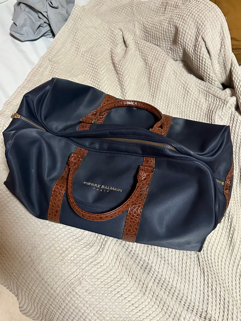 Vintage Pierre Balmain Duffle Bag, Luxury, Bags & Wallets on Carousell