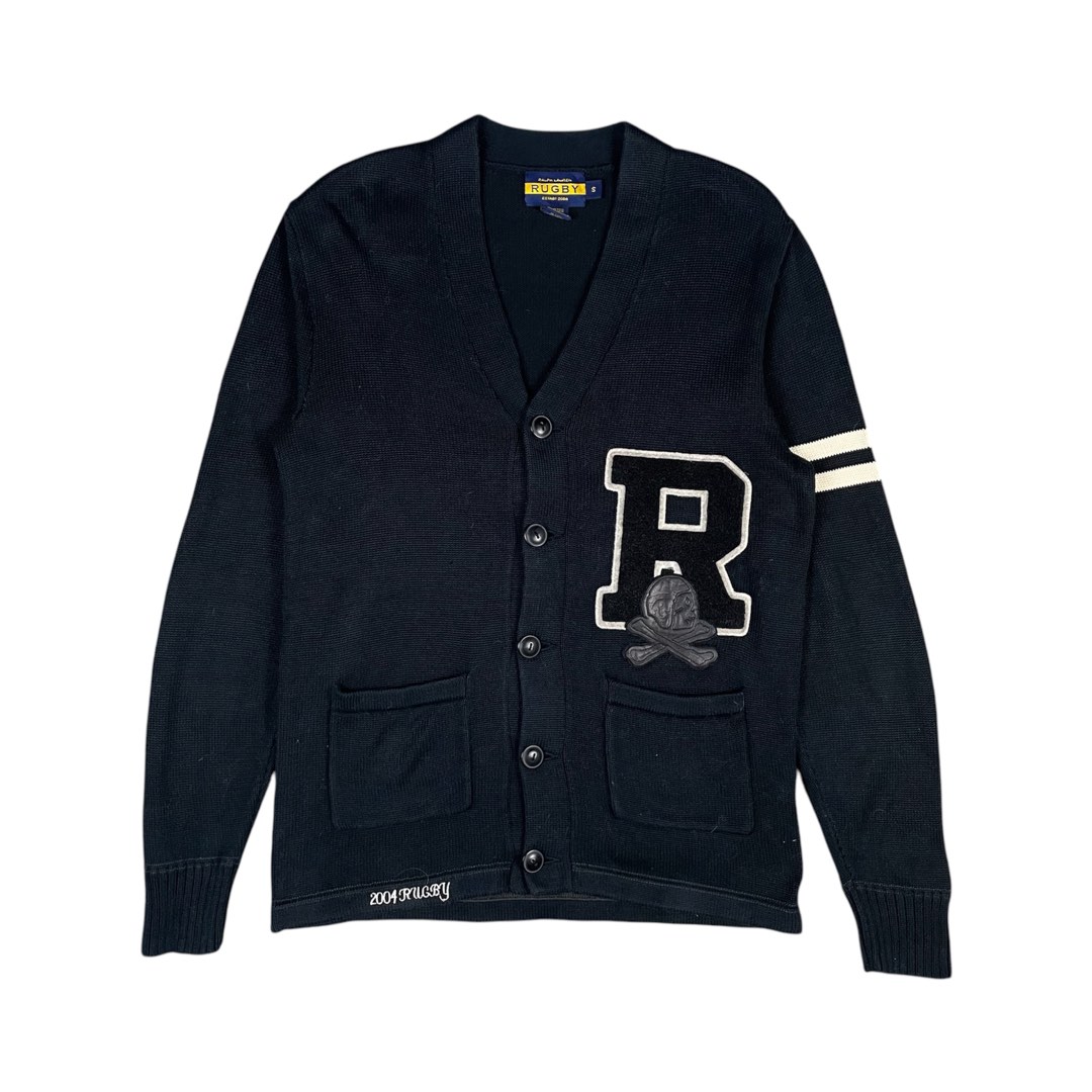 Vintage Rugby Ralph Lauren Cardigan, Men's Fashion, Activewear on Carousell