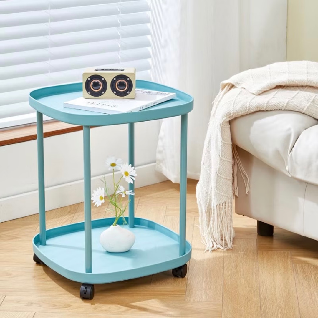 Wheeled Side Table | Small Coffee Desk Table | Sofa Wheeled Side Table ...