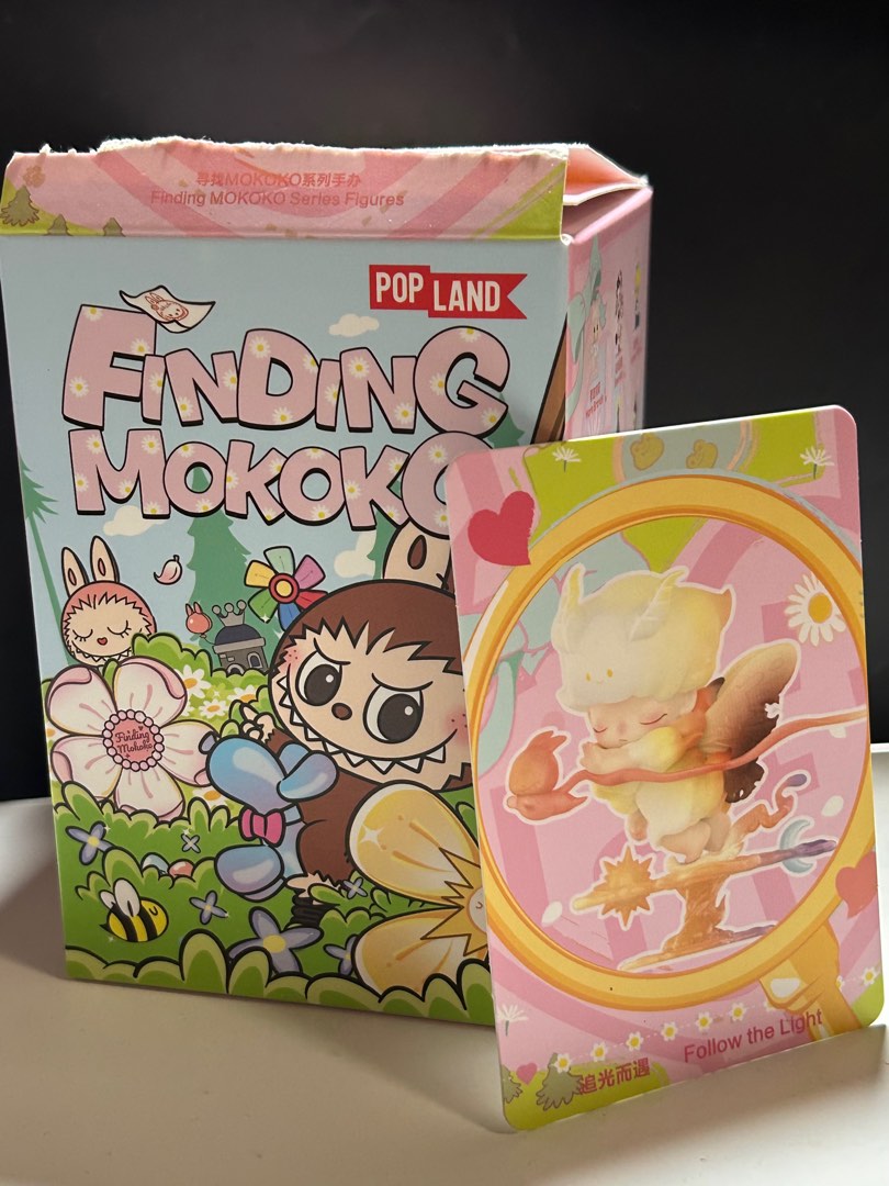 [wtt] bnif popmart finding mokoko dimoo follow the light, Hobbies ...
